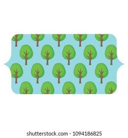 Trees Pattern Design Stock Vector Royalty Free Shutterstock