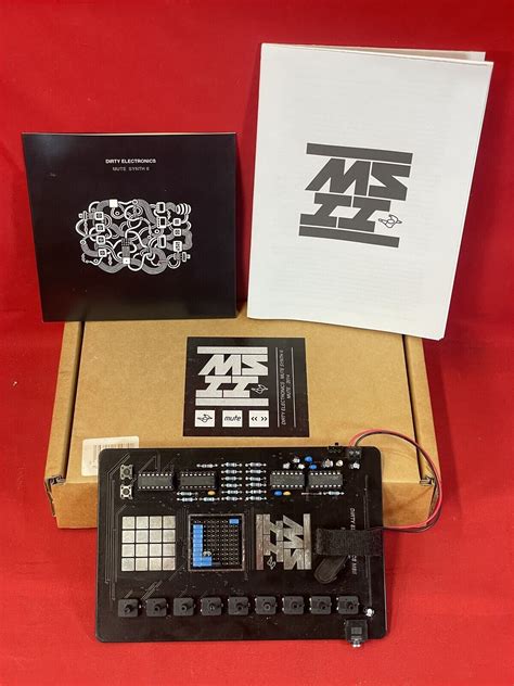 MATRIXSYNTH MUTE SYNTH II Dirty Electronics Handheld Synthesizer Sequencer W Original