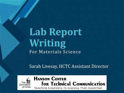 PPT Lab Report Writing PowerPoint Presentation Free Download ID 9329447