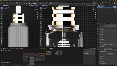Blender Cosmetic Product Modeling Flippednormals