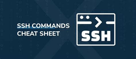 Best Ssh Commands Cheat Sheet Online