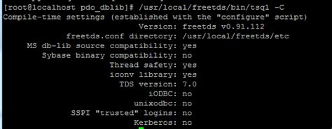linux下安装pdo dblib扩展 linux服务器运维架构技术分享