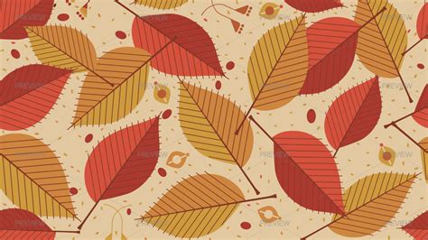 Falling Foliage Pattern Graphics Motion Array