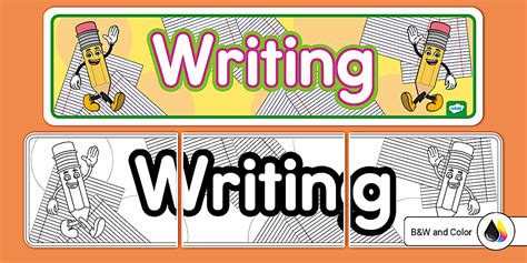 Writing Banner Teacher Made Twinkl