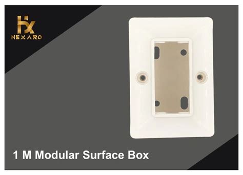 Pvc Modular Electrical Box White At ₹ 20 5 Piece In Ahmedabad Id 27311127730