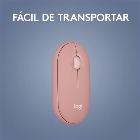 Pebble Mouse 2 Rose Logitech Mexico
