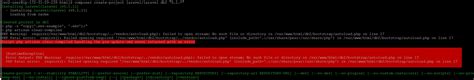 Linux Unable To Install Laravel 51 Via Composer But Works On 52