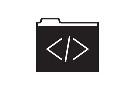 Code Glyph Icon Graphic By Khalwa Studio Creative Fabrica