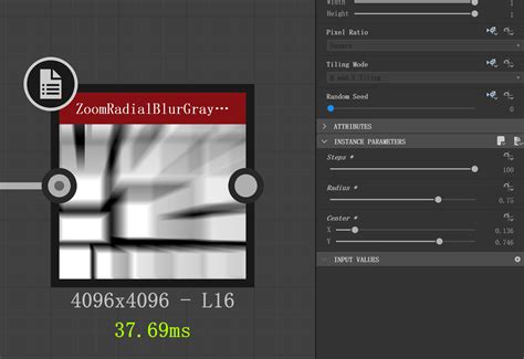 Artstation Radial Blur Substance Node Resources