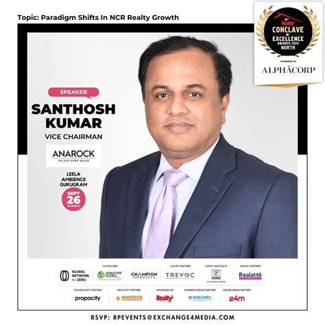 Im Delighted To Be Speaking At The 16th Realty Conclave And Excellence