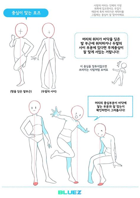 블루젯 On Twitter 그리기 튜토리얼 체형 드로잉 드로잉 강좌