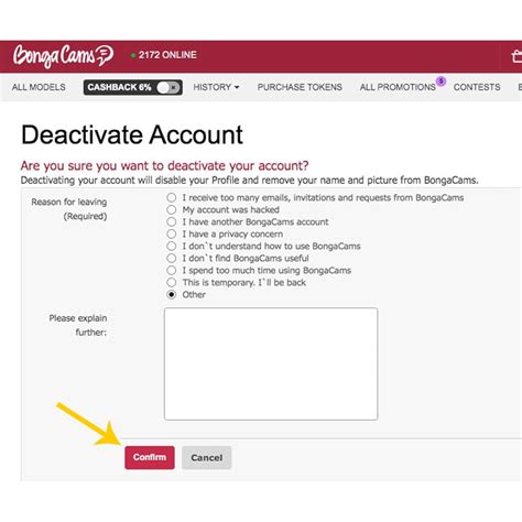How To Delete Bongacams Account