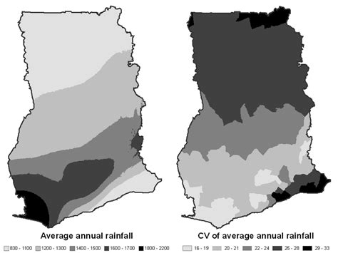 Rainfall Amounts And Variability In Ghana Download Scientific Diagram