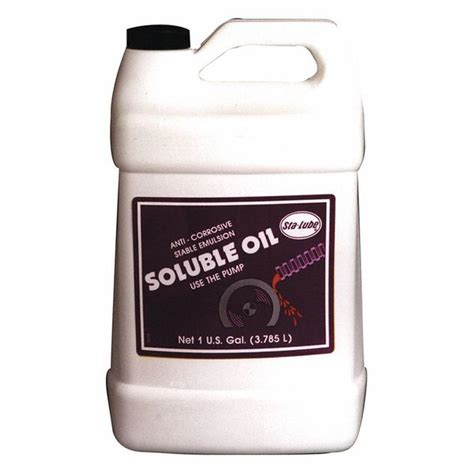 Sta Lube 1 Gal Soluble Oil Not Specified Sae Sl2513 Zoro
