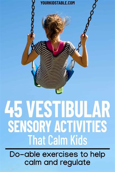 46 Essential Vestibular Activities And Input Ideas Vestibular Activities Vestibular System