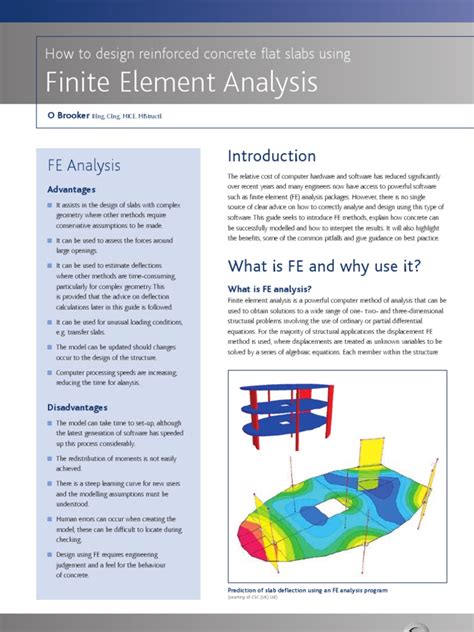 How To Design R C Flat Slabs Using Finite Element Analysis Pdf Strength Of Materials