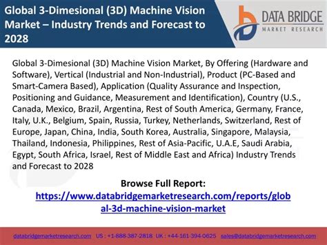 Ppt Global 3 Dimesional 3d Machine Vision Market Powerpoint