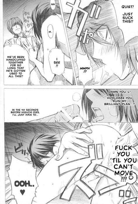 Rule 34 2boys Anal Artist Request Censored Comic Death Note Gay L