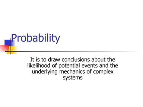 Probability Ppt