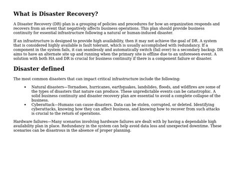 Disaster Recovery Dell Technologies Manufacturing Edge Reference Architecture With Ptc