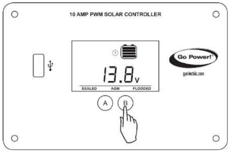 GP PWM 30 SB PWM Solar Controller Overview Operations