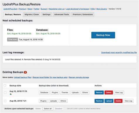 12 Best Wordpress Backup Plugins And Services