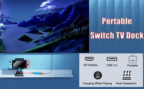 Hxwlo Switch Dock For Nintendo Switch Oled Switch Dock Station For Tv Portable