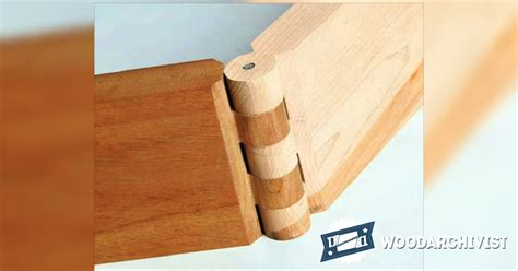 Cutting Wood Hinge Joint • Woodarchivist