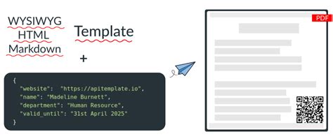 PDF Generation API ApiTemplate Io