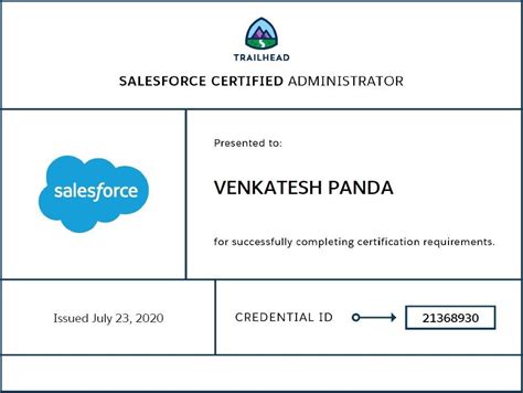 Panda Venkatesh On Linkedin Salesforcecertifiedadmin Salesforcecertified