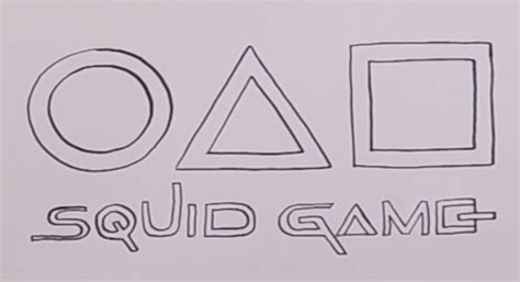How To Draw Squid Game Logo Invite