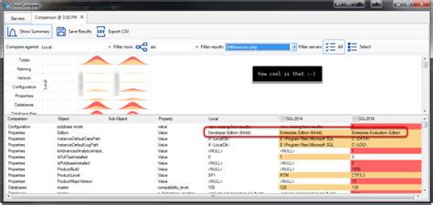 Omnicompare A Free Tool To Compare Sql Instances Sqlservercentral