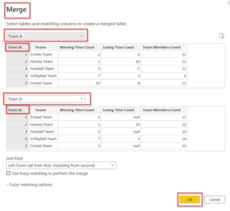how to merge tables in power bi