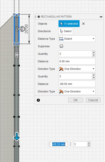 solved mastering rectangular patterns autodesk community
