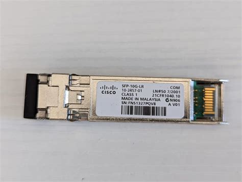 Amazon.com: Cisco SFP-10G-LR= 10GBASE LR SFP Module : Electronics