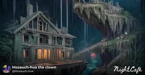 Eerie Amusement Park With Skeletal Pythons In Vivi Ai Art