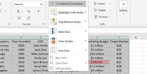 Microsoft Excel Conditional Formatting Easy Tutorial