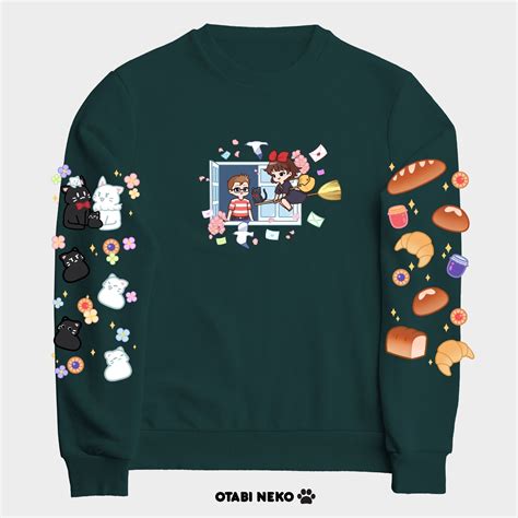 Skyward Adventures With Kiki And Tombo Sweater Otabi Neko