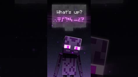 Minecraft Enderman Language Explained Shorts Youtube