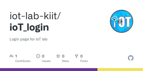 Github Iot Lab Kiitiotlogin Login Page For Iot Lab