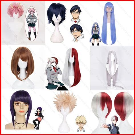 Jason My Hero Academia Wig Cosplay URARAKA Izuku Mirko Shoto Tsuyu