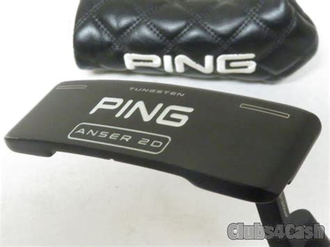 Ping Anser 2d 2023 2024 Putter Black Dot Composite 34 Cover Mint