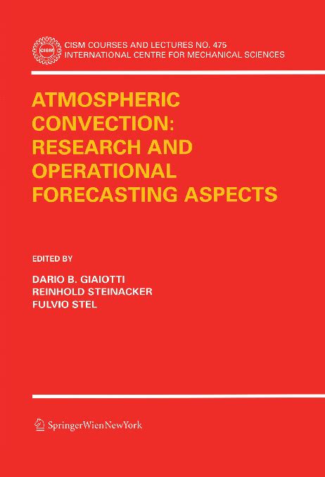 Download Pdf Atmospheric Convection Research And Operational