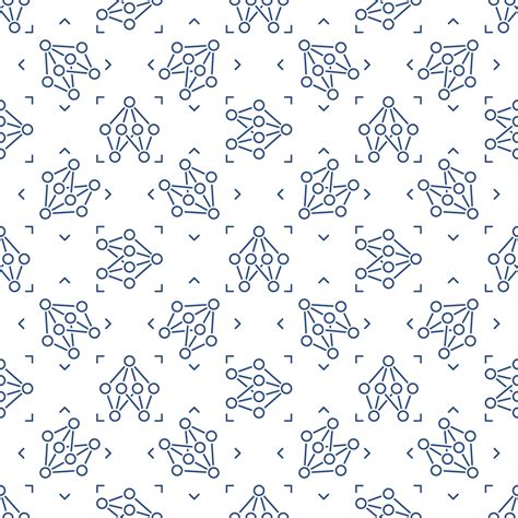 Neural Network Vector Future Technology Outline Seamless Pattern 22821387 Vector Art At Vecteezy