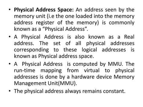unit 4 memory management operating systems pptx operating systems