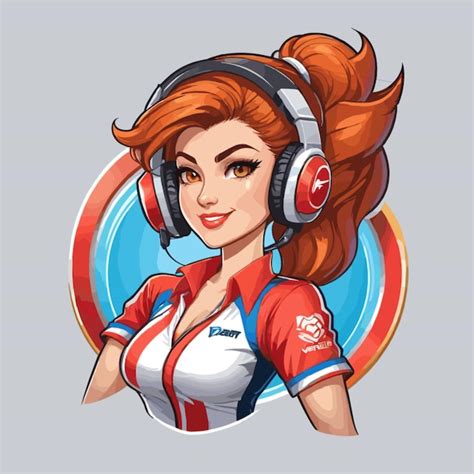 Premium Vector Woman Mascot Vector On A White Background