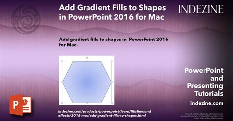 Add Gradient Fills To Shapes In Powerpoint 2016 For Mac