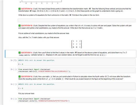 1 26 Pts Linear Transform In Class We Discussed Chegg Com
