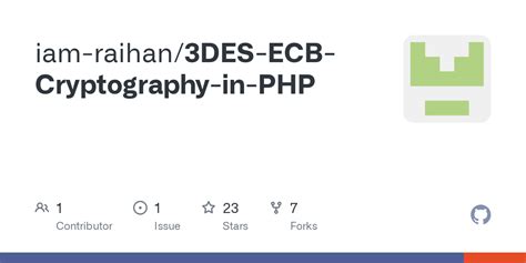 3des Ecb Cryptography In Phpcryptopensslphp At Master · Iam Raihan3des Ecb Cryptography In