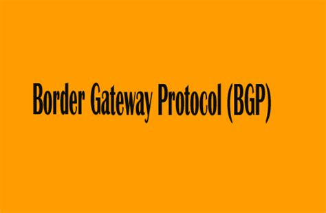 Border Gateway Protocol BGP PollyBD